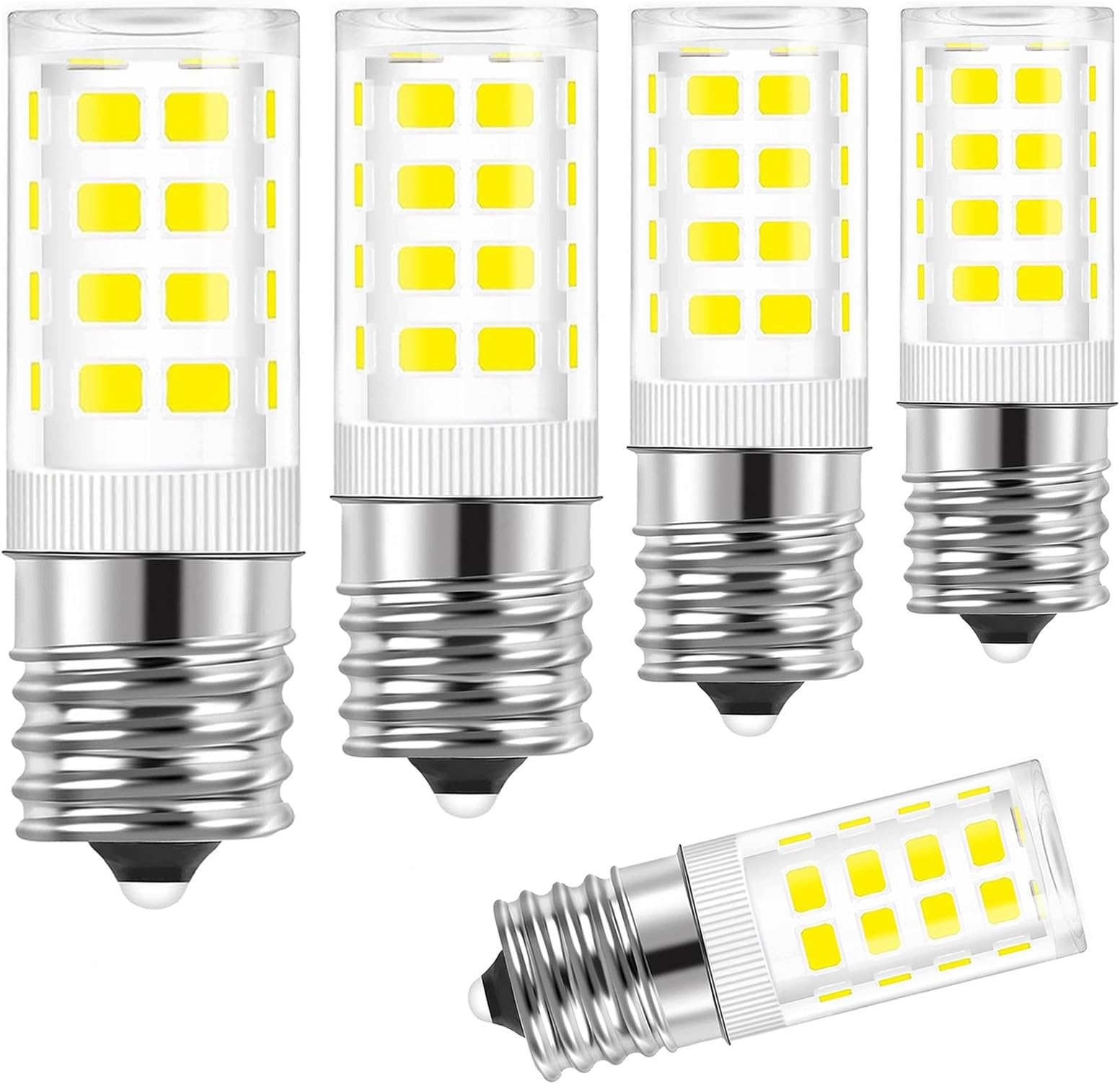 YKWCW E17 LED Bulb, Dimmable 4W Microwave Oven Bulb, 40W Halogen Bulb ...