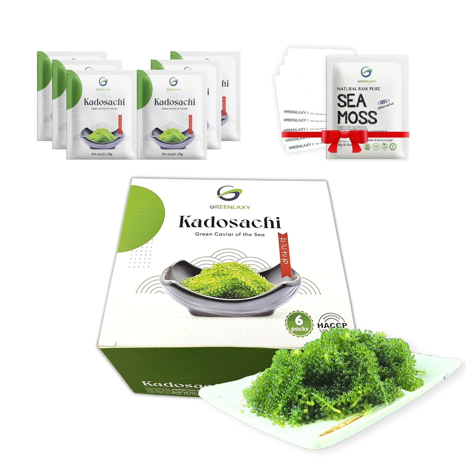 Amazon.com : Kadosachi Dehydrated Sea Grapes, 4.24 oz 1 box (Pack of 6 ...