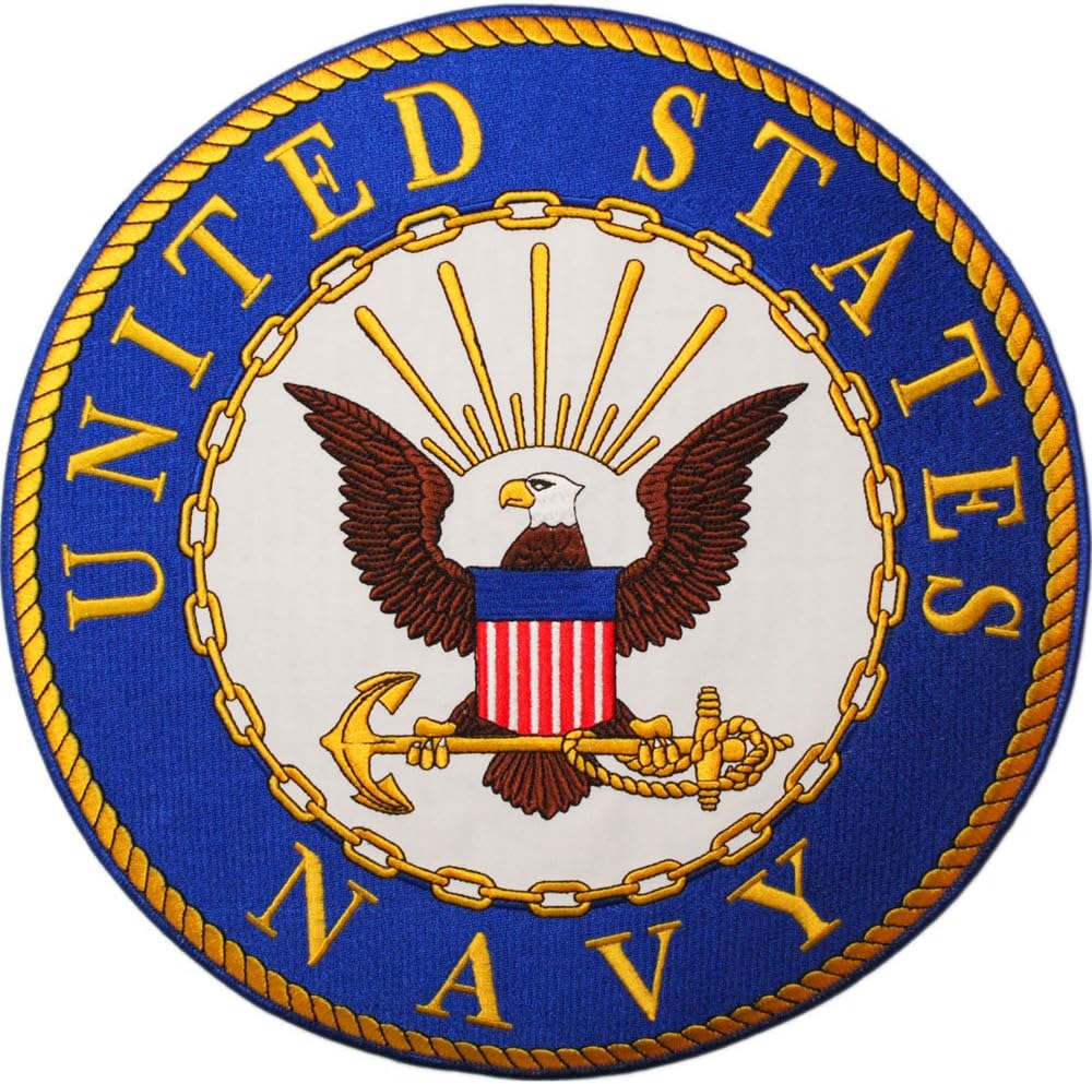 Amazon.com: United States Navy USN Embroidered 10" Extra-Large Patch ...