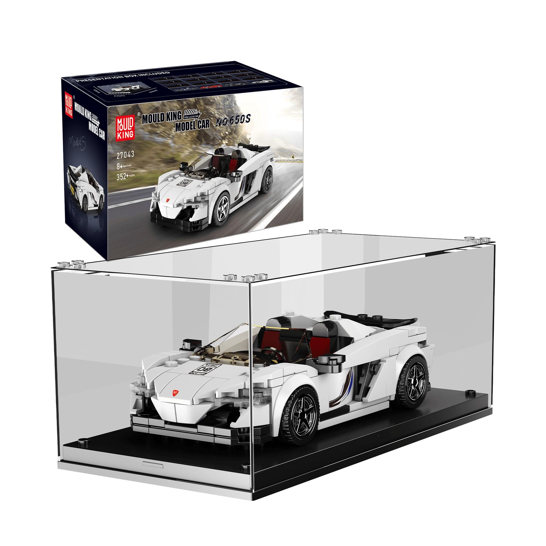 Mould King Speed Champions McLaren 650S Model Car Building Kit with ...