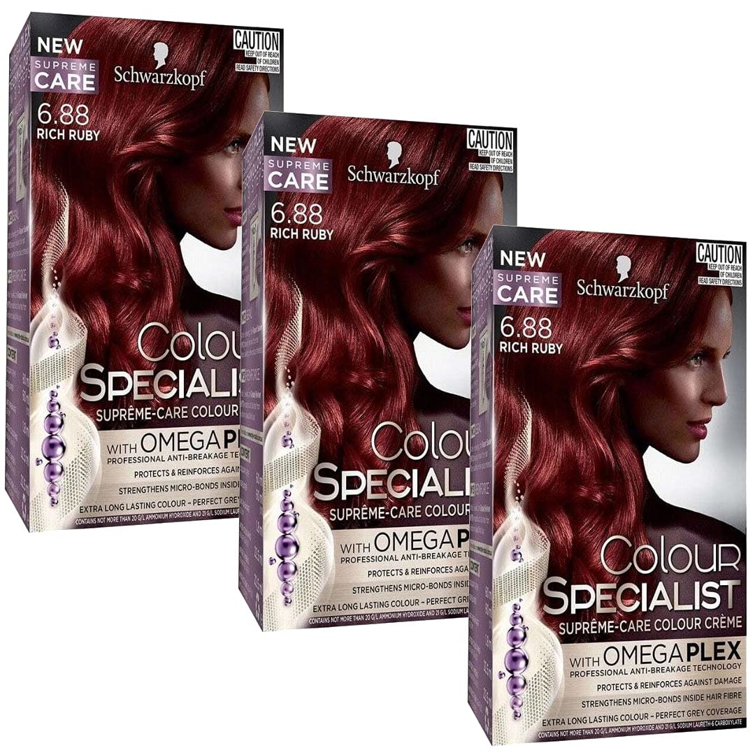 Rich Ruby Red Hair Color Schwarzkopf Colour Specialist At Home