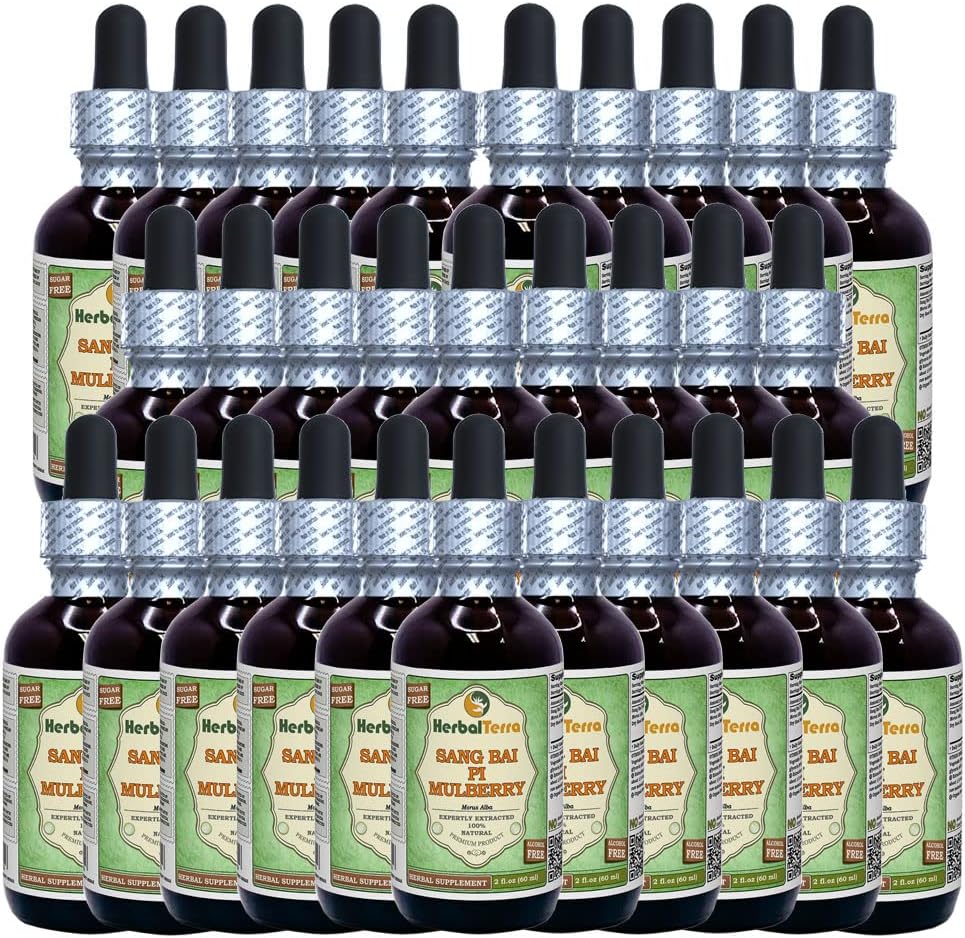 Amazon.com : Sang Bai Pi, Mulberry (Morus Alba) Glycerite, Organic ...