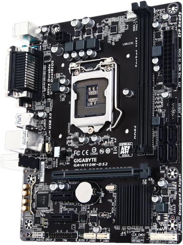 Amazon.in: Buy Gigabyte H110M-DS2 DDR4 - LGA1151-6th Generation ...