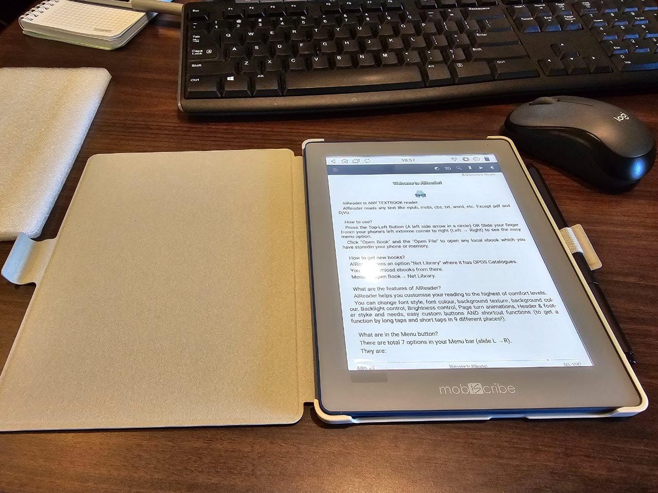 $48/mo - Finance MobiScribe Wave - Color | 7.8" 64G Waterproof E-Book ...