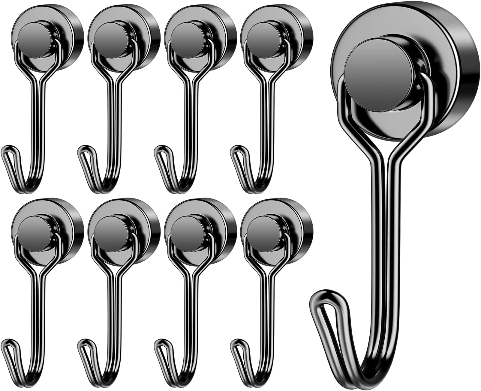 Amazon.com: WUDIME 20 Pack Magnetic Hooks, 25 Lbs Magnetic Hook Heavy ...