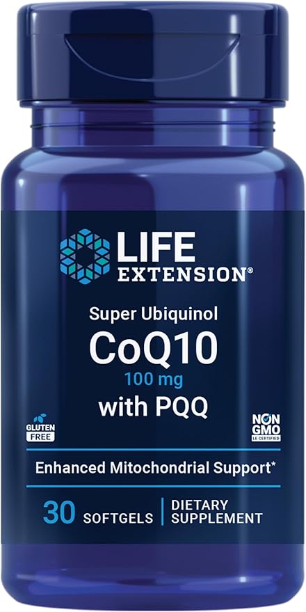 Amazon.com: Life Extension Super Ubiquinol CoQ10 with PQQ, coenzyme Q10 ...