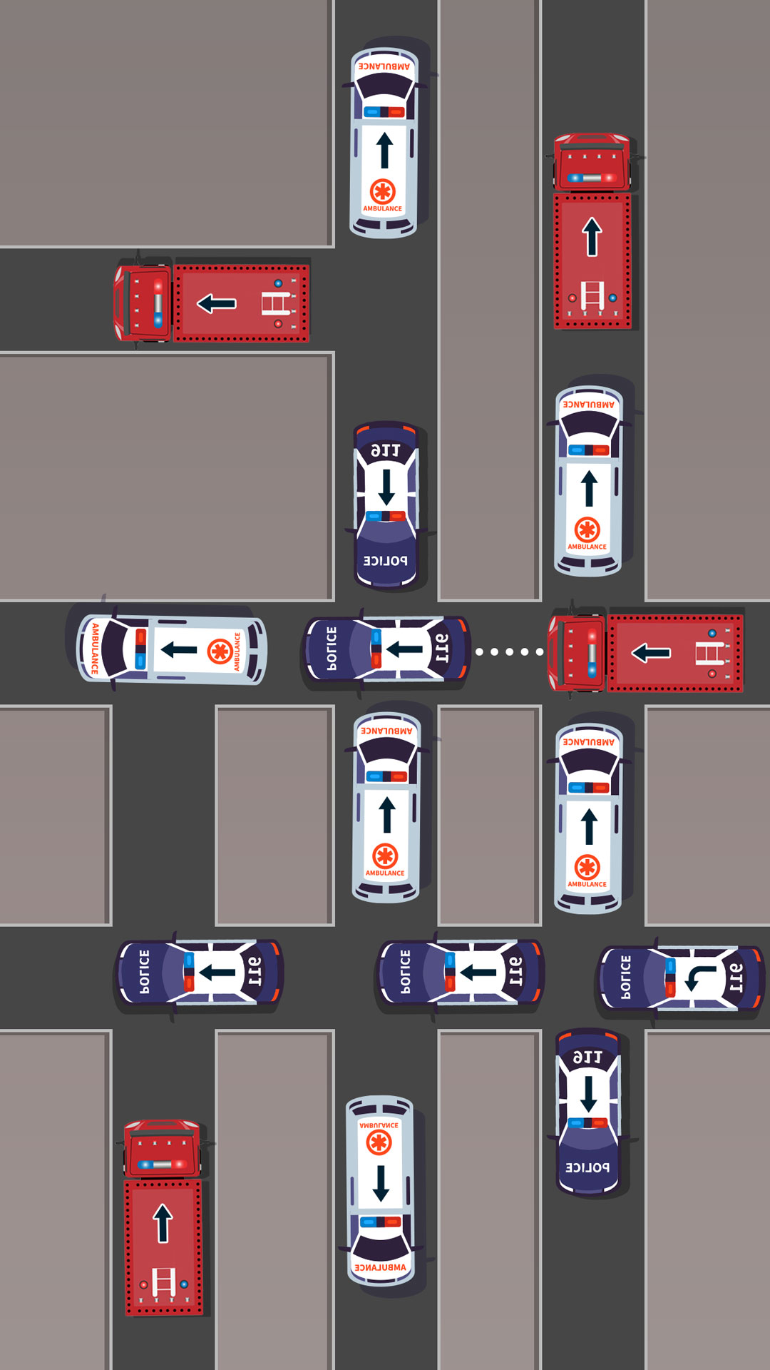 Emergency Ambulance Traffic jam Puzzle Games For Kids: Rush Car Driving ...