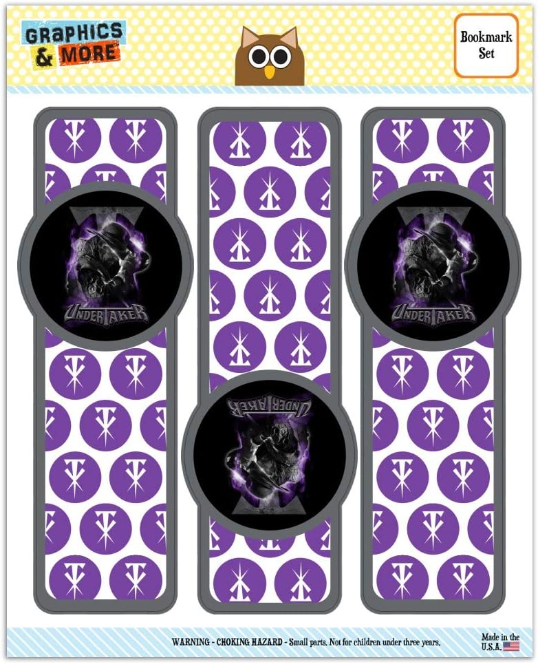 WWE Undertaker Profile Bookmarks Glossy Laminated Pack of 3 : Amazon.de ...