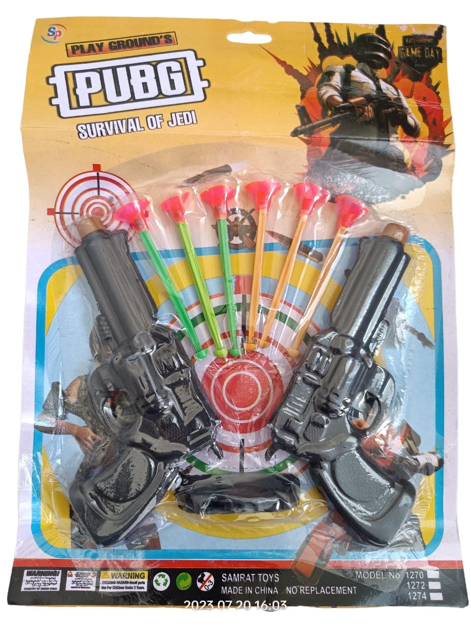 Twin Shot Gun aim for Fun for Kids Guns : Amazon.in: Toys & Games