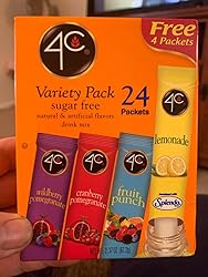 Amazon.com: 4C Powder Drink Mix Packets, Iced Tea Variety 1 Pack, 44 ...