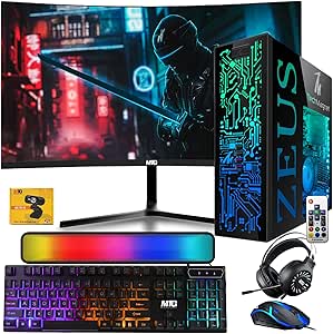 Amazon.com: TechMagnet Gaming Desktop PC, Intel i7 6th Gen, Zeus Pro 6, GT 1030, 8GB RAM ARGB ...