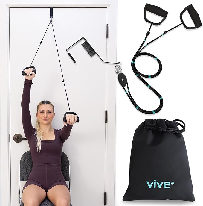 Amazon.com: Vive Shoulder Pulley for Physical Therapy with Carry Pouch ...