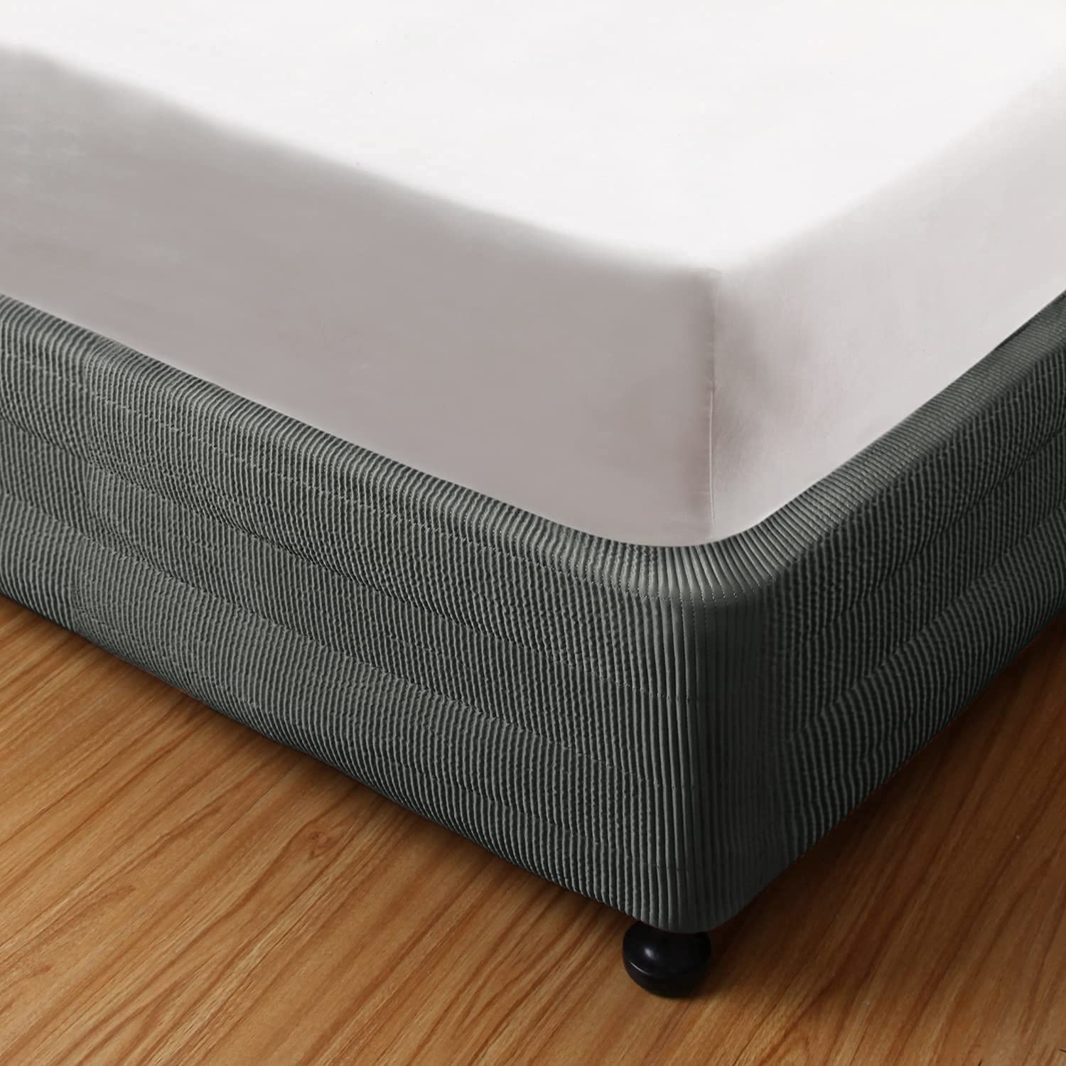 Amazon.com: Marquess Box Spring Cover-Wrap Around Elastic.Vertical ...