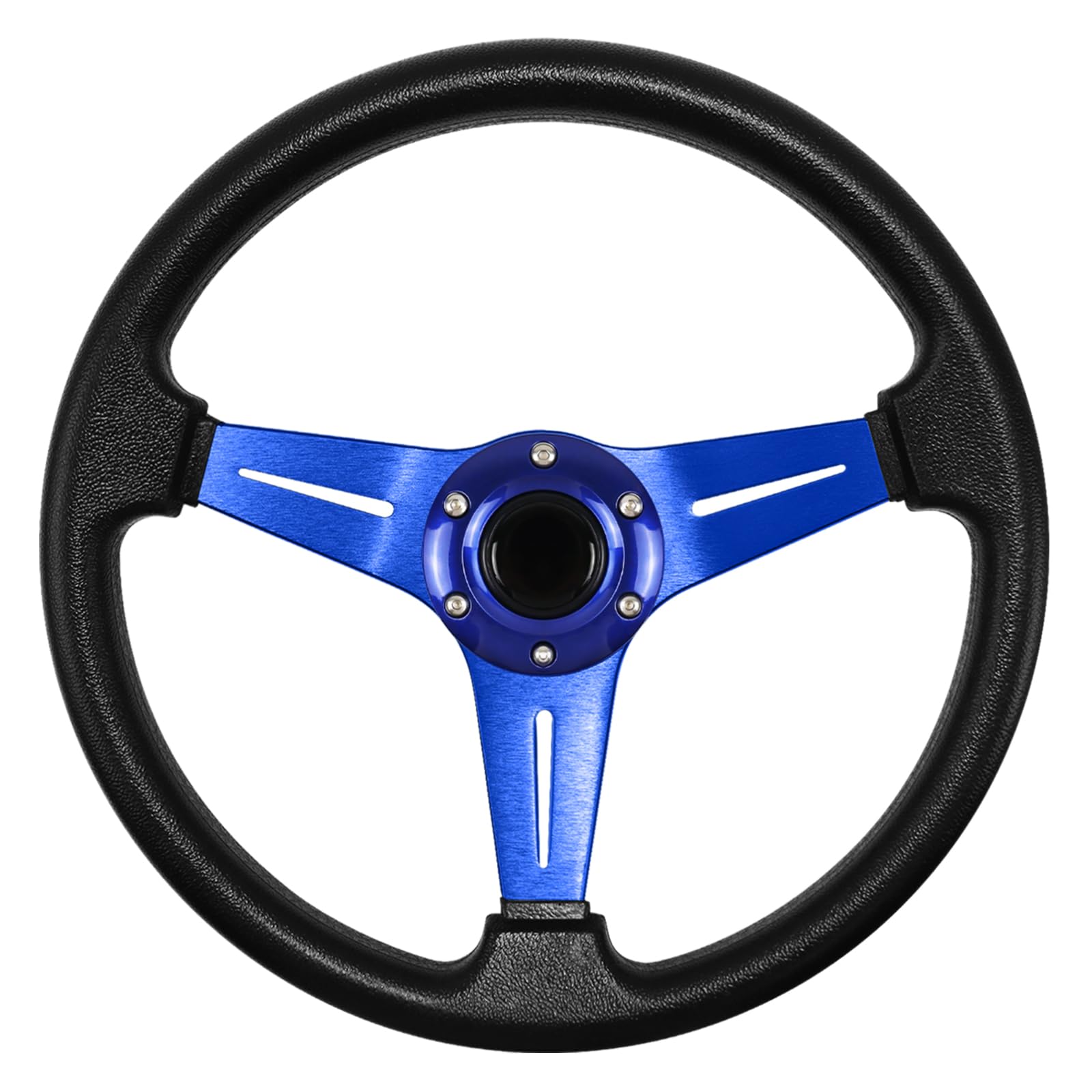 Amazon.com: QYMOPAY Universal Racing Steering Wheel, 13.6 Inch 6 Bolt ...