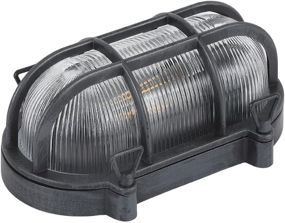 Stainless Steel Cast Aluminium Outdoor Oval Bulkhead Wall Light by ...