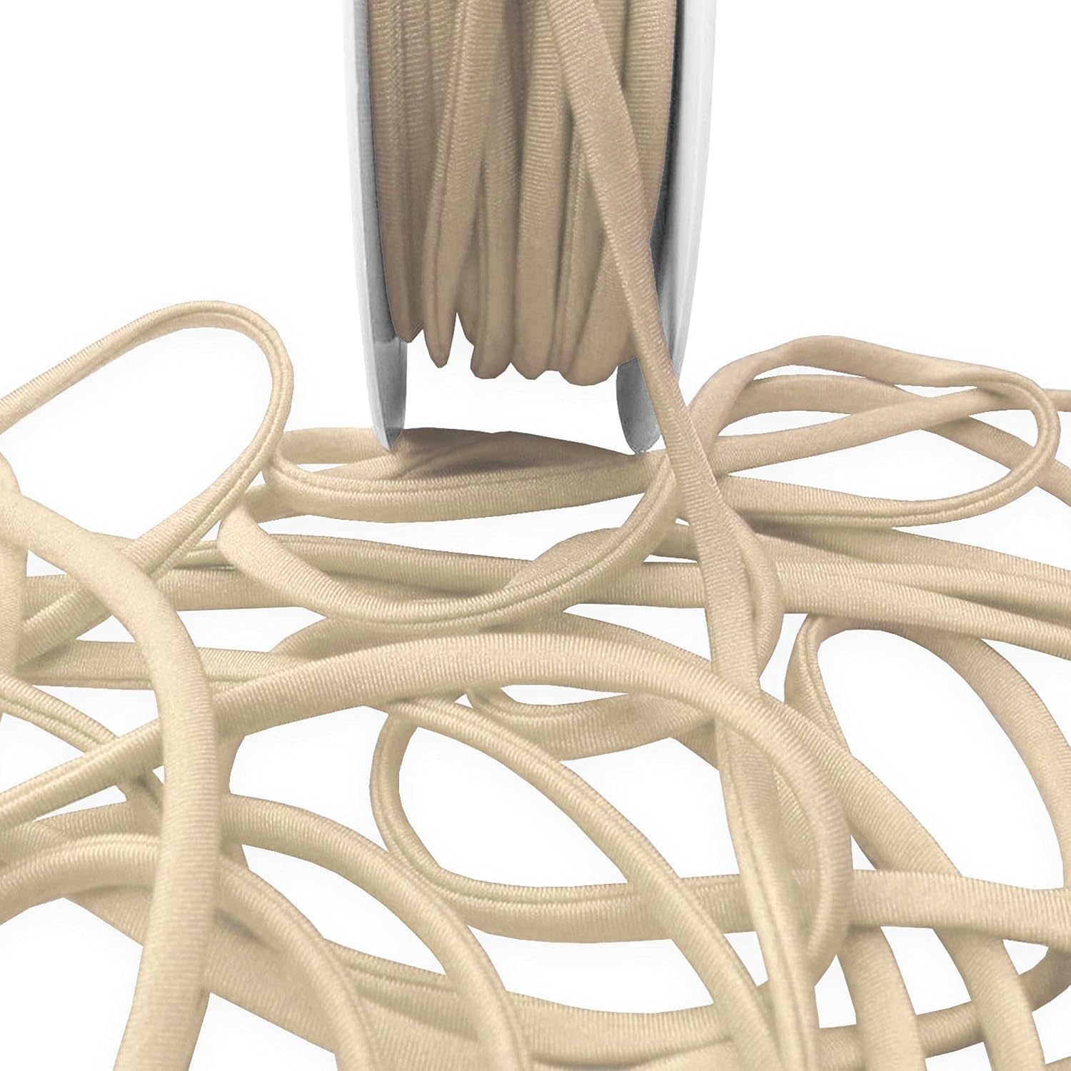 Cream Spaghetti Strap Satin Cord Tubular Satin Strap Flat Trim String ...