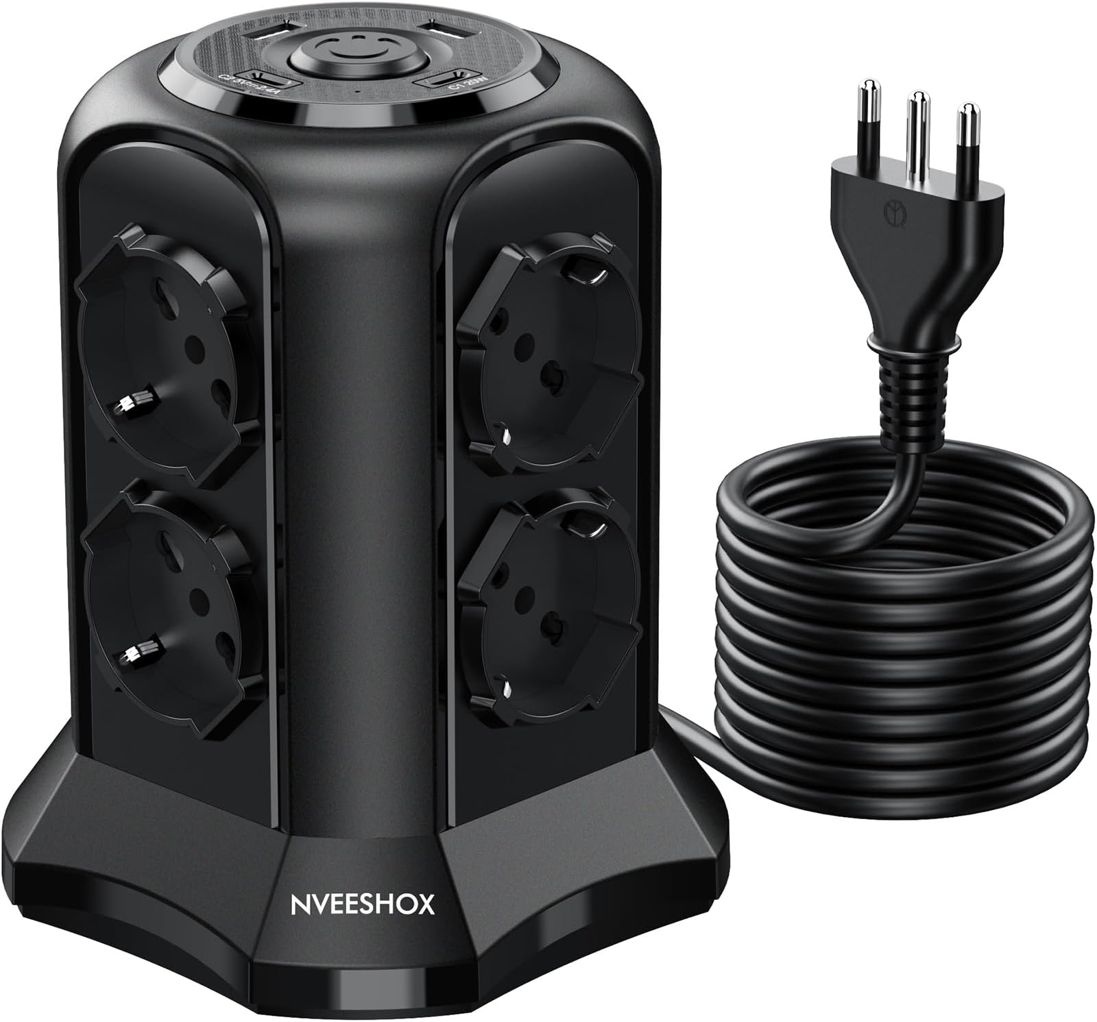 Extrastar Multipresa da Scrivania/Tavolo con 2 Presa USB,Presa con ...