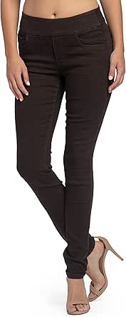Bluberry Women's Briony Brown Straight Leg Denim at Amazon Women's ...