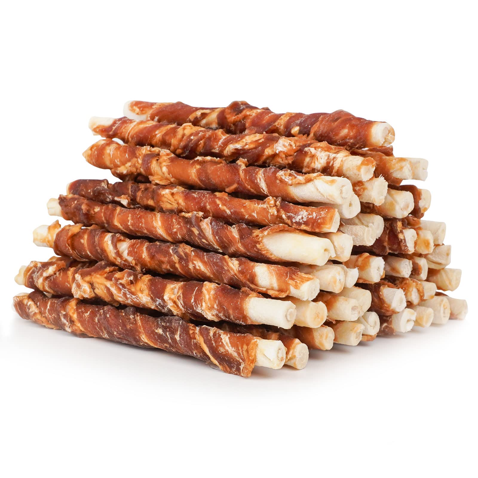 Amazon.com : MON2SUN 5 Inch Duck Wrapped Rawhide Dog Treats for Puppy ...