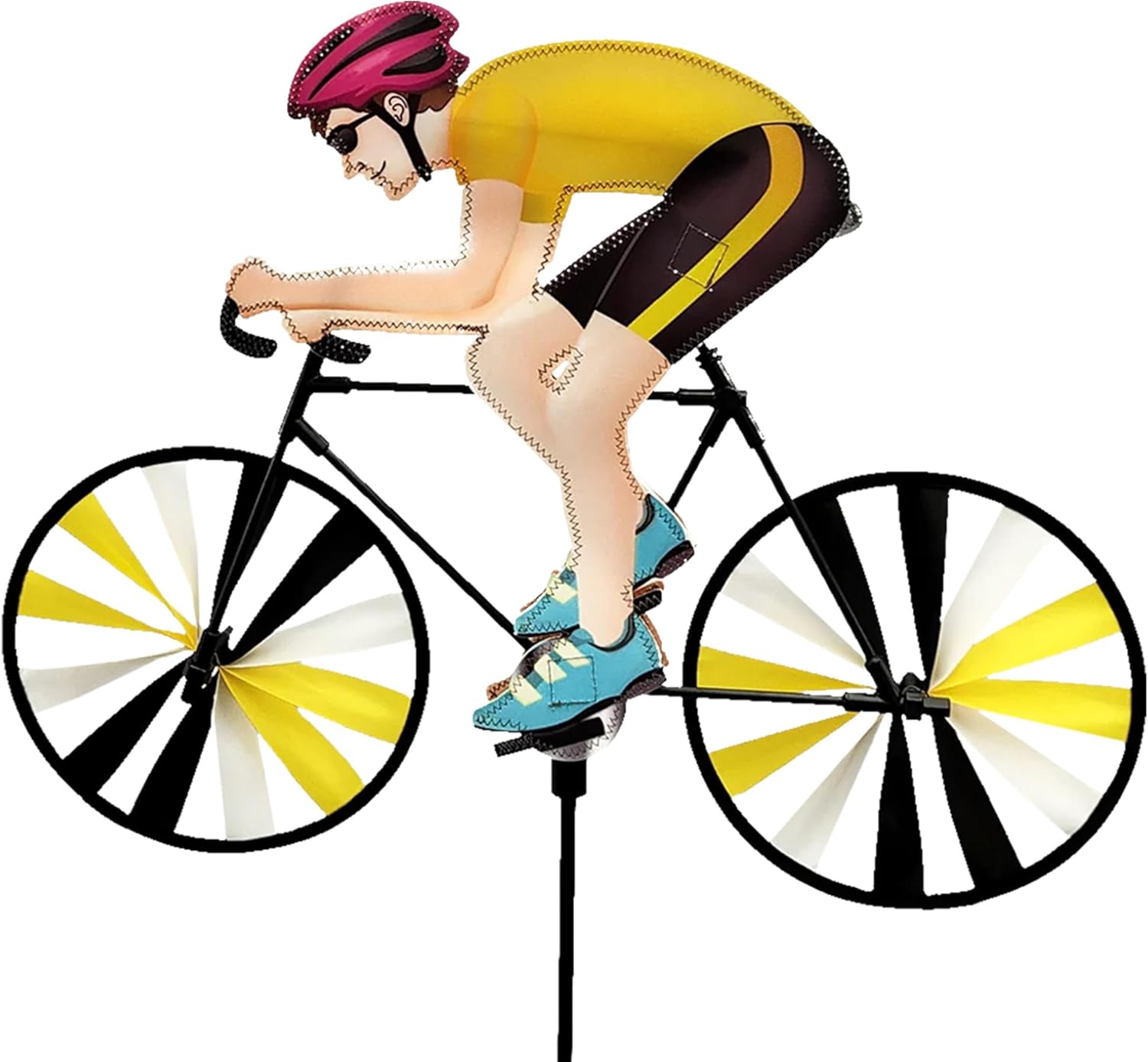 Amazon.com: Road Bike Spinner Man 1555 22" – Athletic Cyclist Design ...