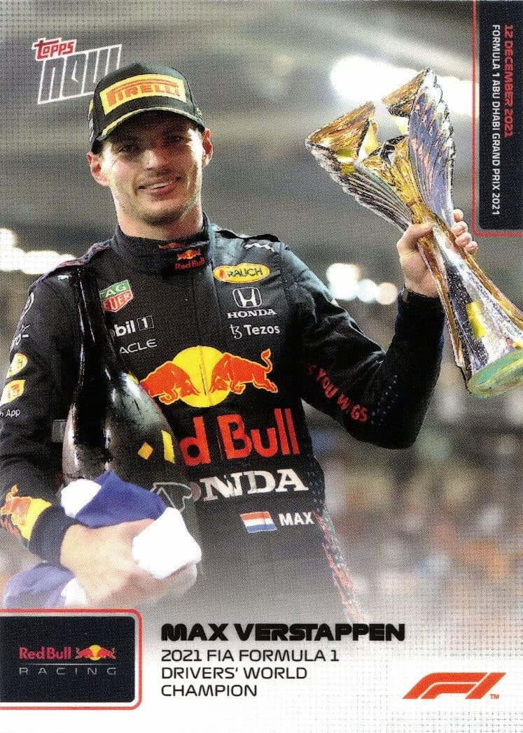 Amazon.com: 2021 Formula 1 F1 Topps Now #80 Max Verstappen Racing Card ...