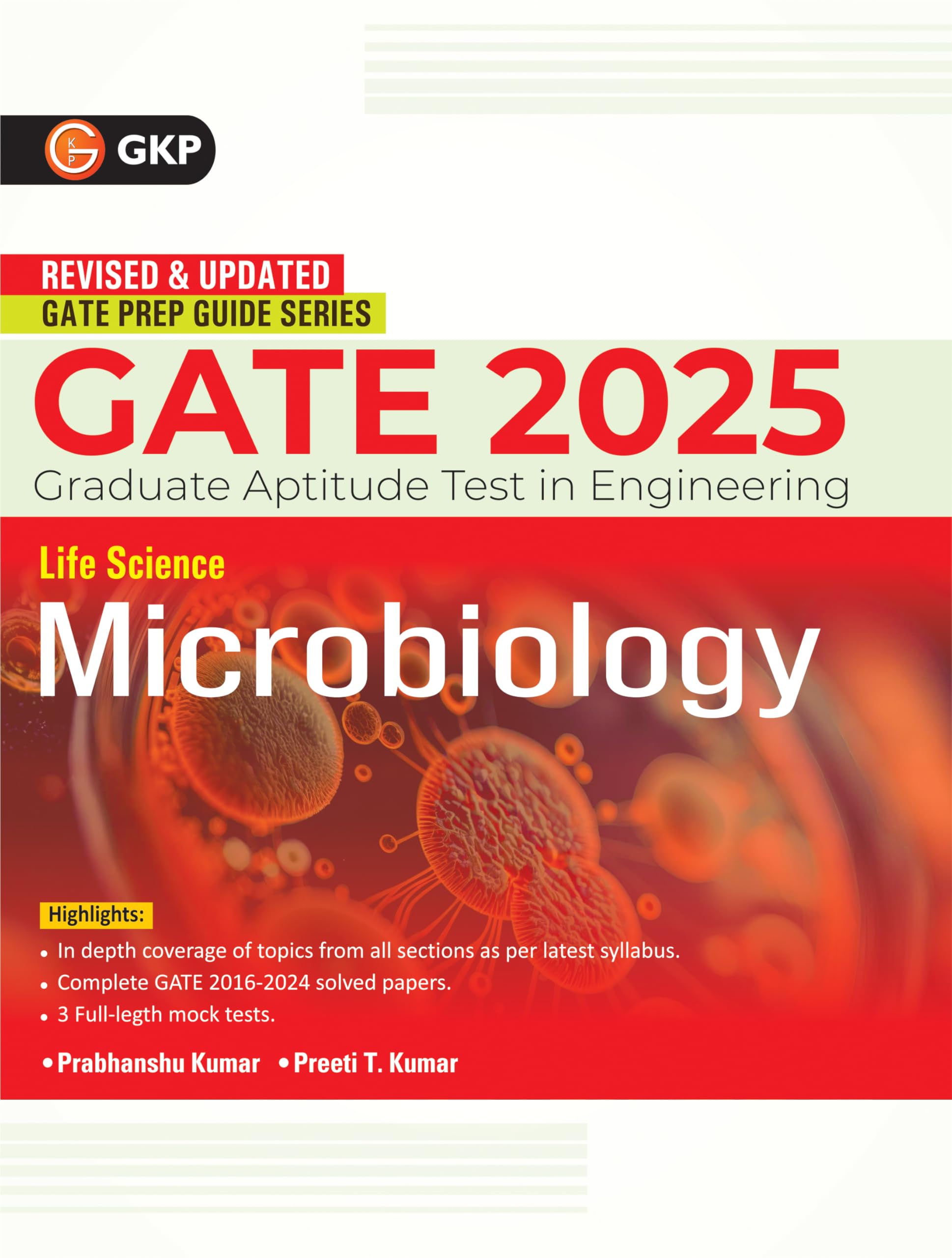 Buy GKP GATE 2025 : Life Science - Microbiology - Guide (Includes Solved papers of 2016-2024 ...