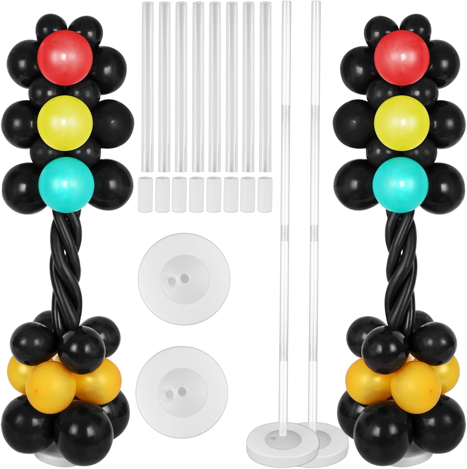 Amazon.com: 90PCS Traffic Light Balloons Race Car Theme Birthday Party ...