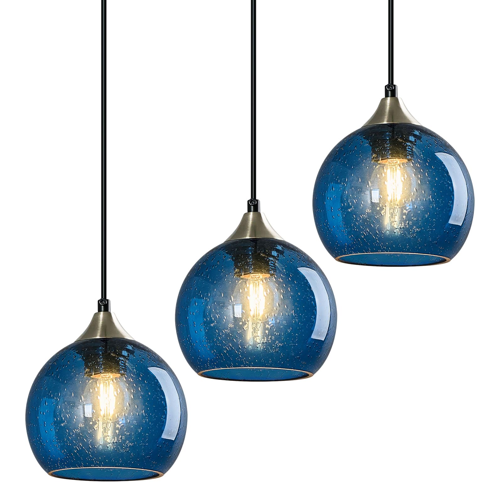 Blue Pendant Light