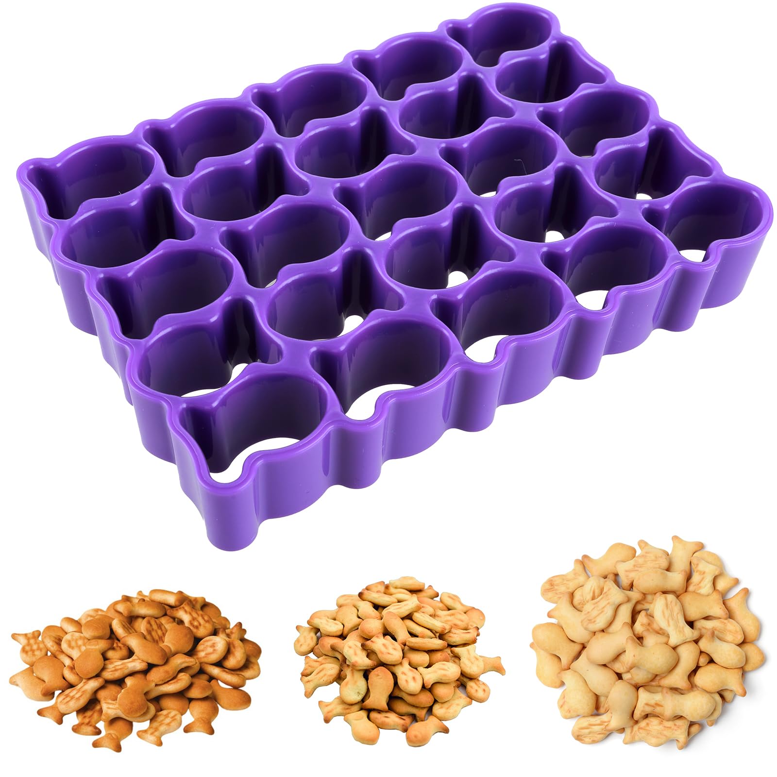 Amazon.com: simarro Gold Fish Cracker Cookie Cutter, 25 Gold Fish ...