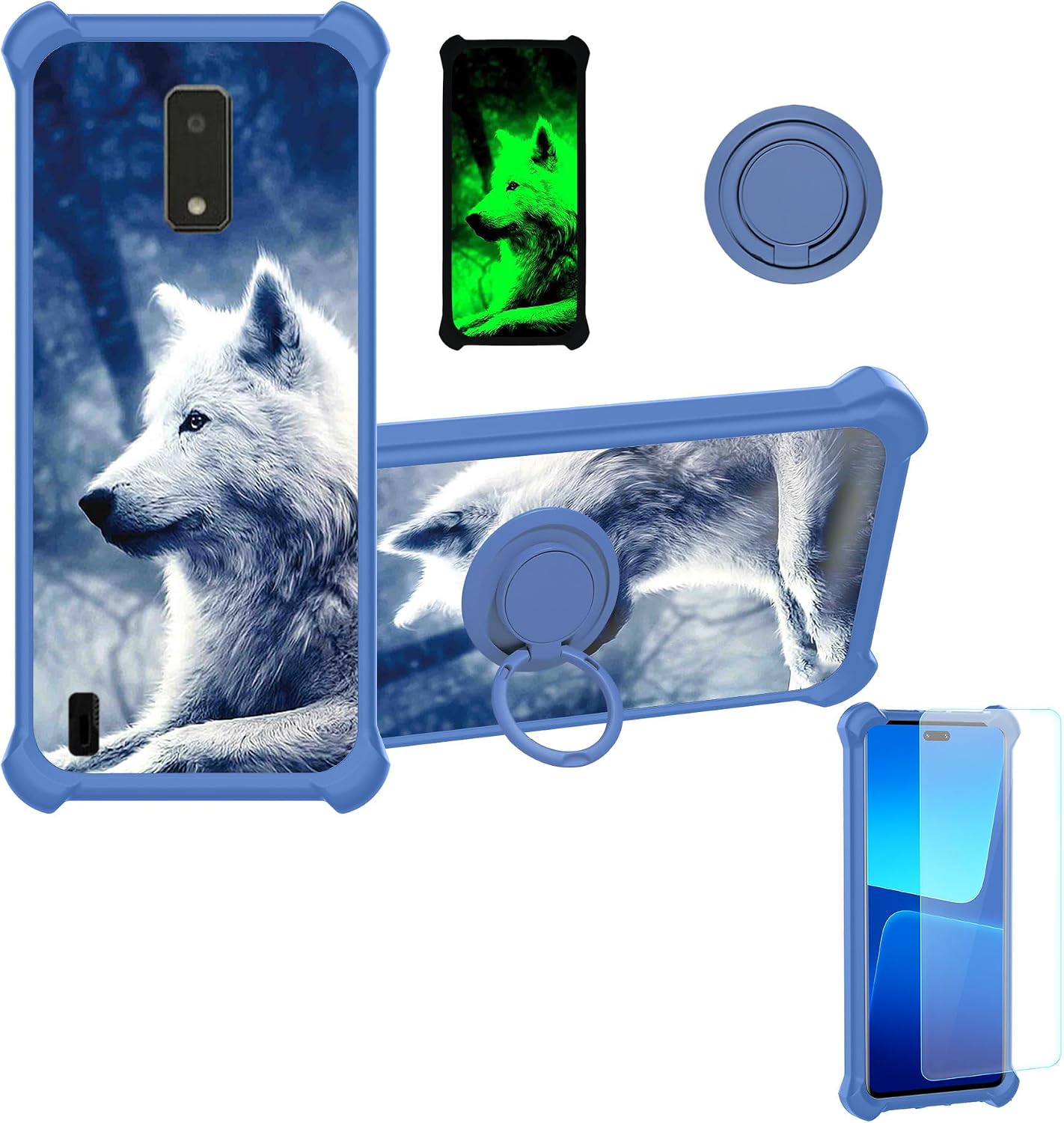 Amazon.com: jioeuinly Case for Blu View 4 B135DL Case Compatible with ...