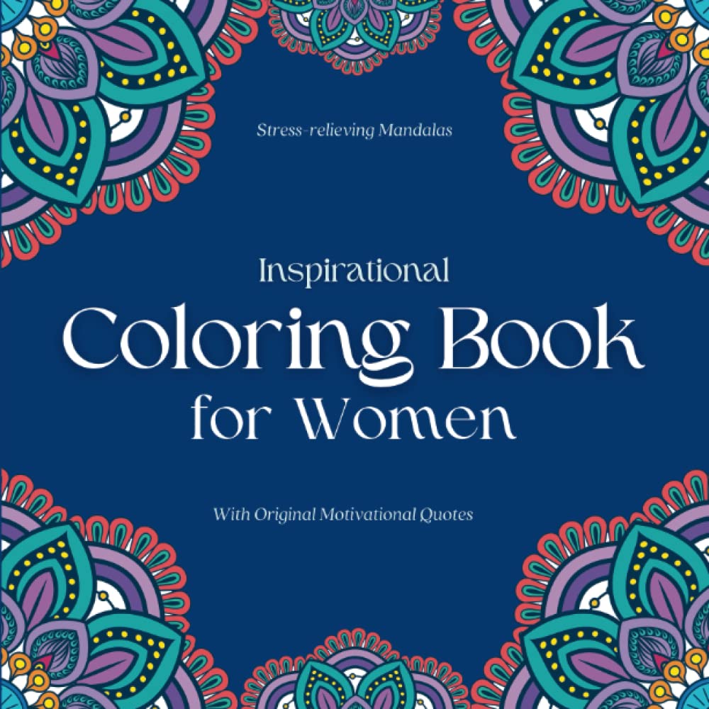 Amazon.com: Inspirational Coloring Book for Women with Original ...