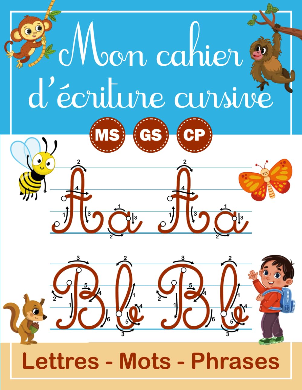 Mon Cahier Decriture Cursive Pour Maternelles Ms Gs Et Cp | Desertcart GB