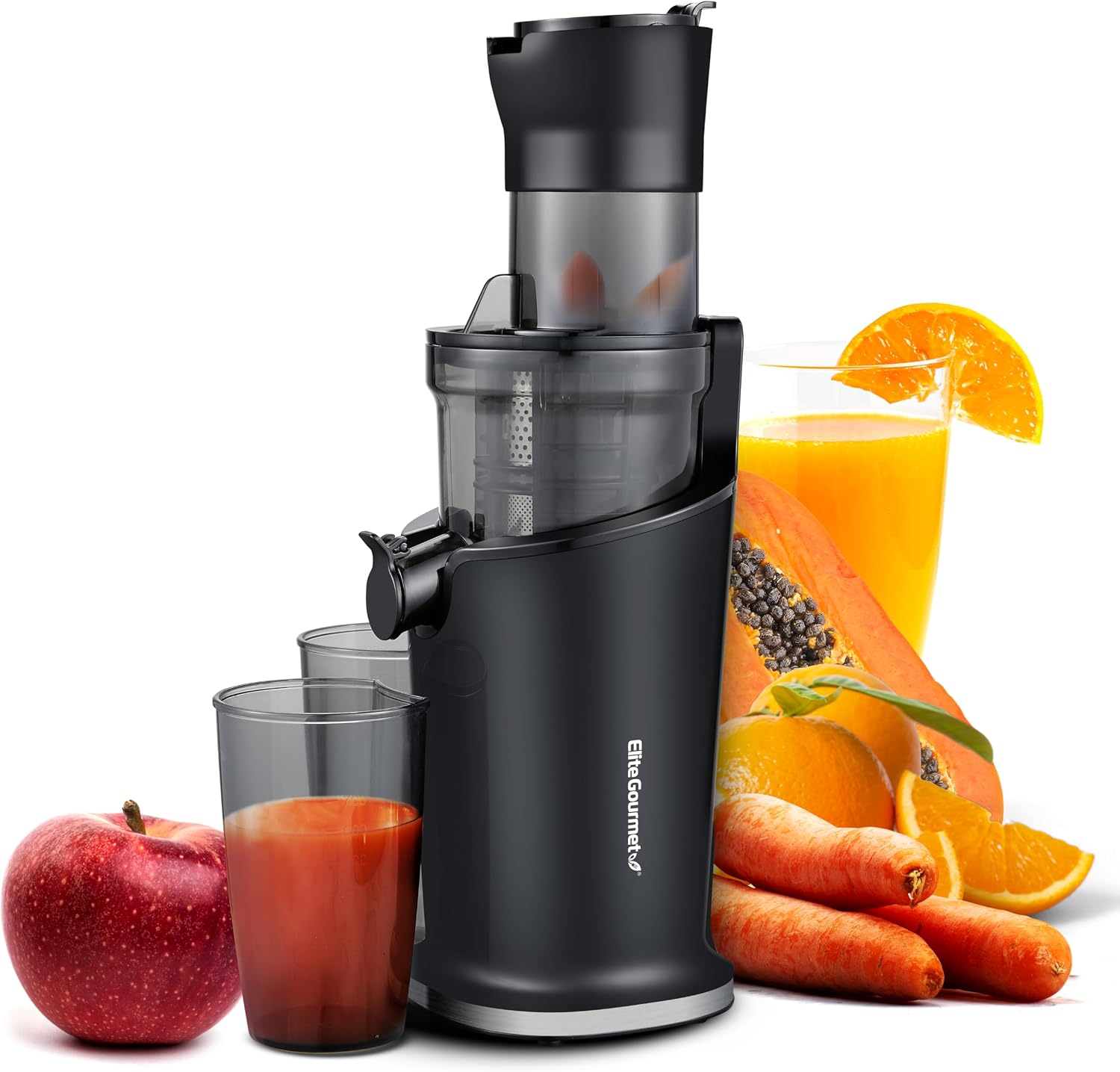 Amazon.com: Elite Gourmet EJX017 Whole Fruit 3” Feeding Chute, Dynamic ...