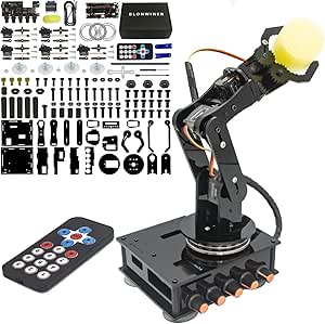 Amazon.com: Robotic Kit for Arduino Coding, Smart Robot Arm Kits with ...