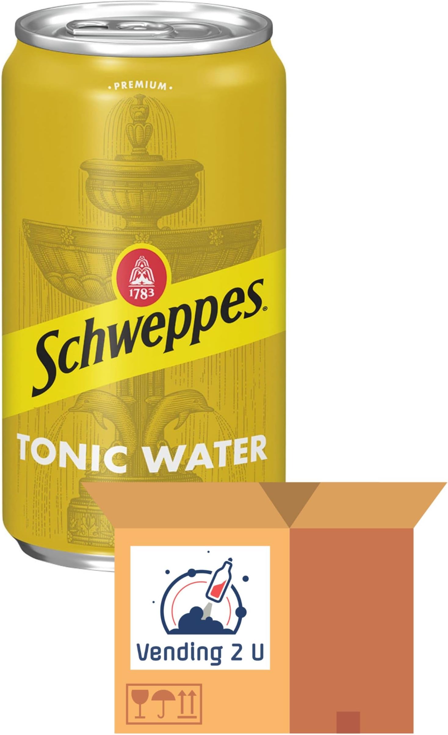 Amazon.com: Schweppes Tonic Water, 10 Fl Oz (pack of 6) : Grocery ...