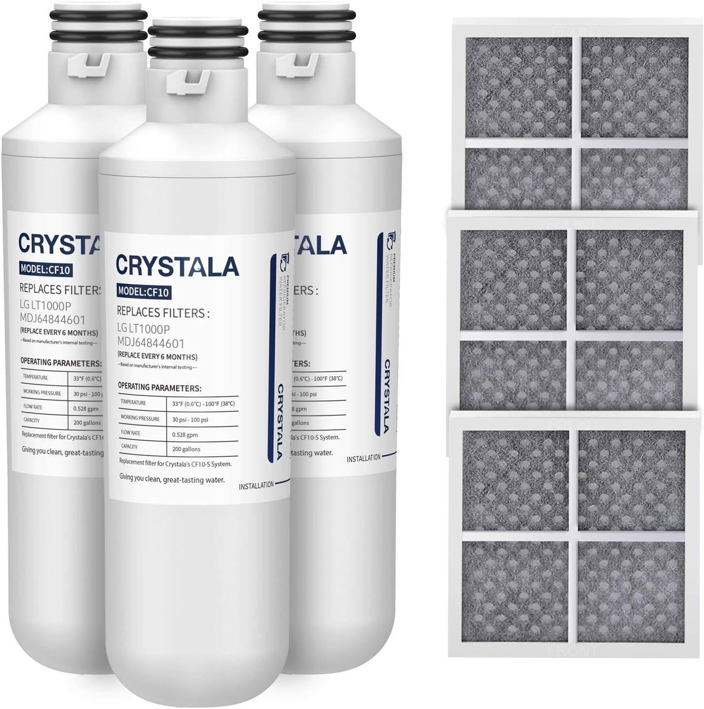 Amazon.com: Crystala LT1000PC Replacement Water Filter, Compatible with LT1000PC/PCS, LT1000PC ...