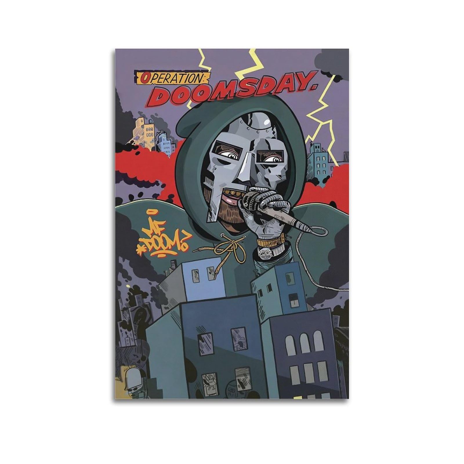 diDIdo Rapper Mf Poster Doom Operation Doomsday Album Cover Poster ...