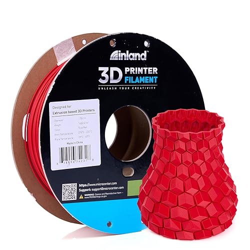Snapklik.com : Micro Center Inland PLA Filament 1.75mm - True Red 3D ...
