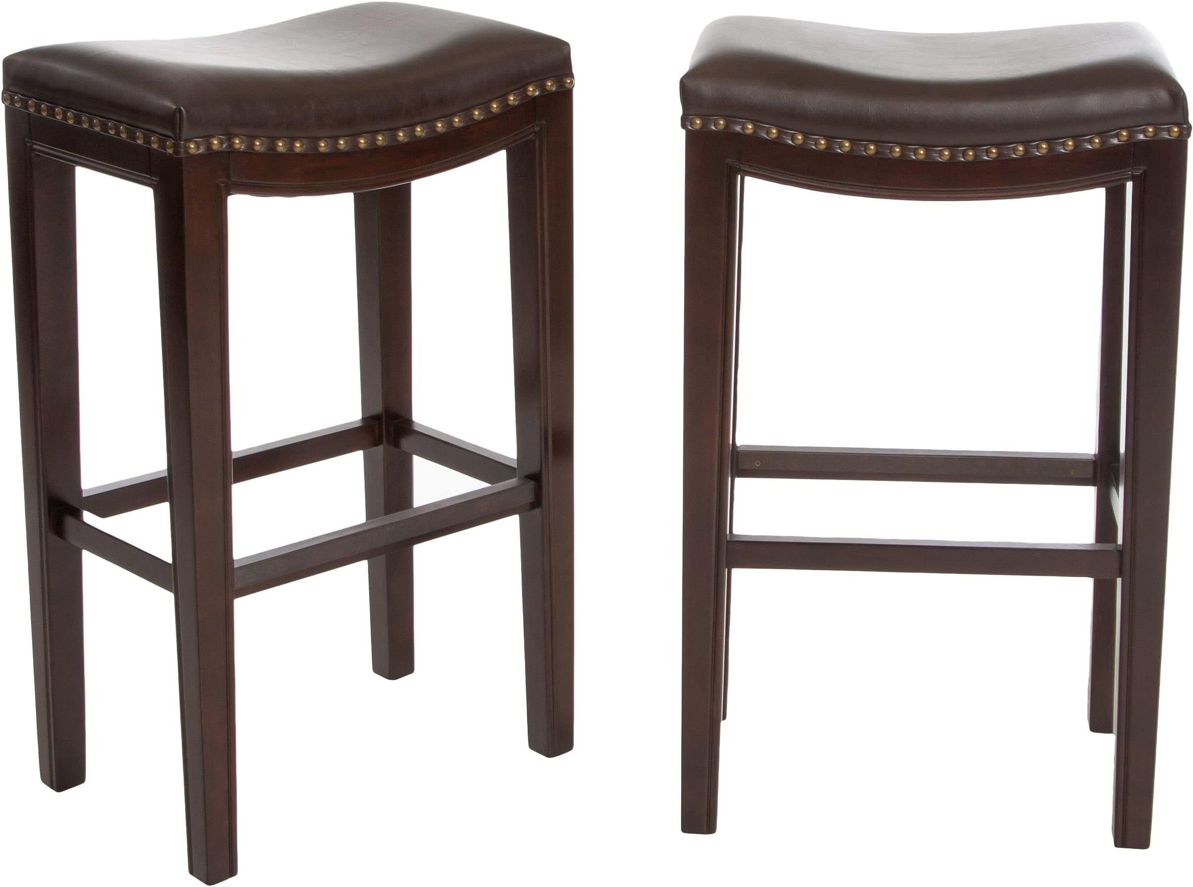 Amazon.com: Christopher Knight Home Markson Barstools, 2-Pcs Set, Brown ...