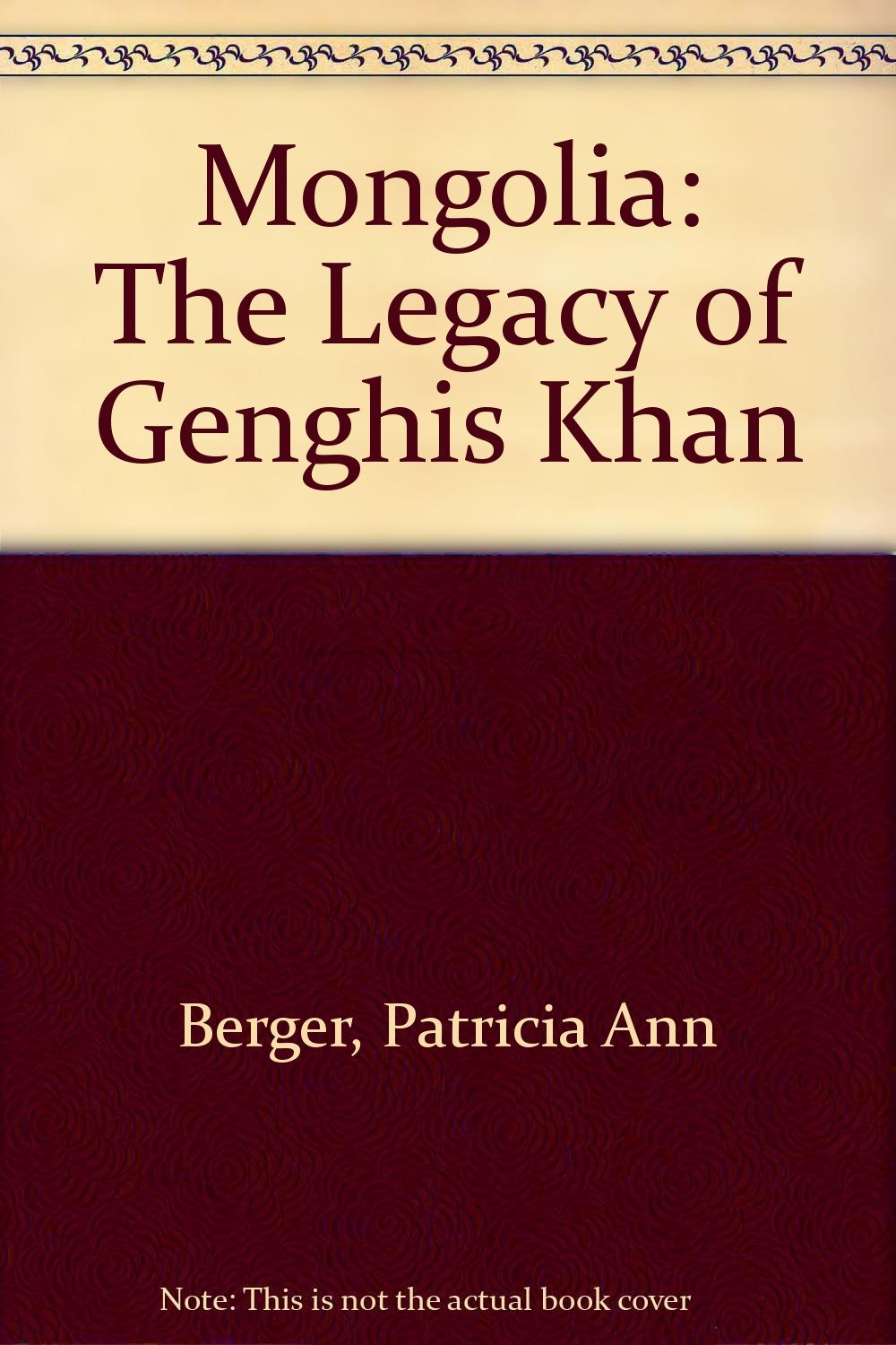 Mongolia: The Legacy of Genghis Khan: Morris Rossabi: 9789995668402 ...