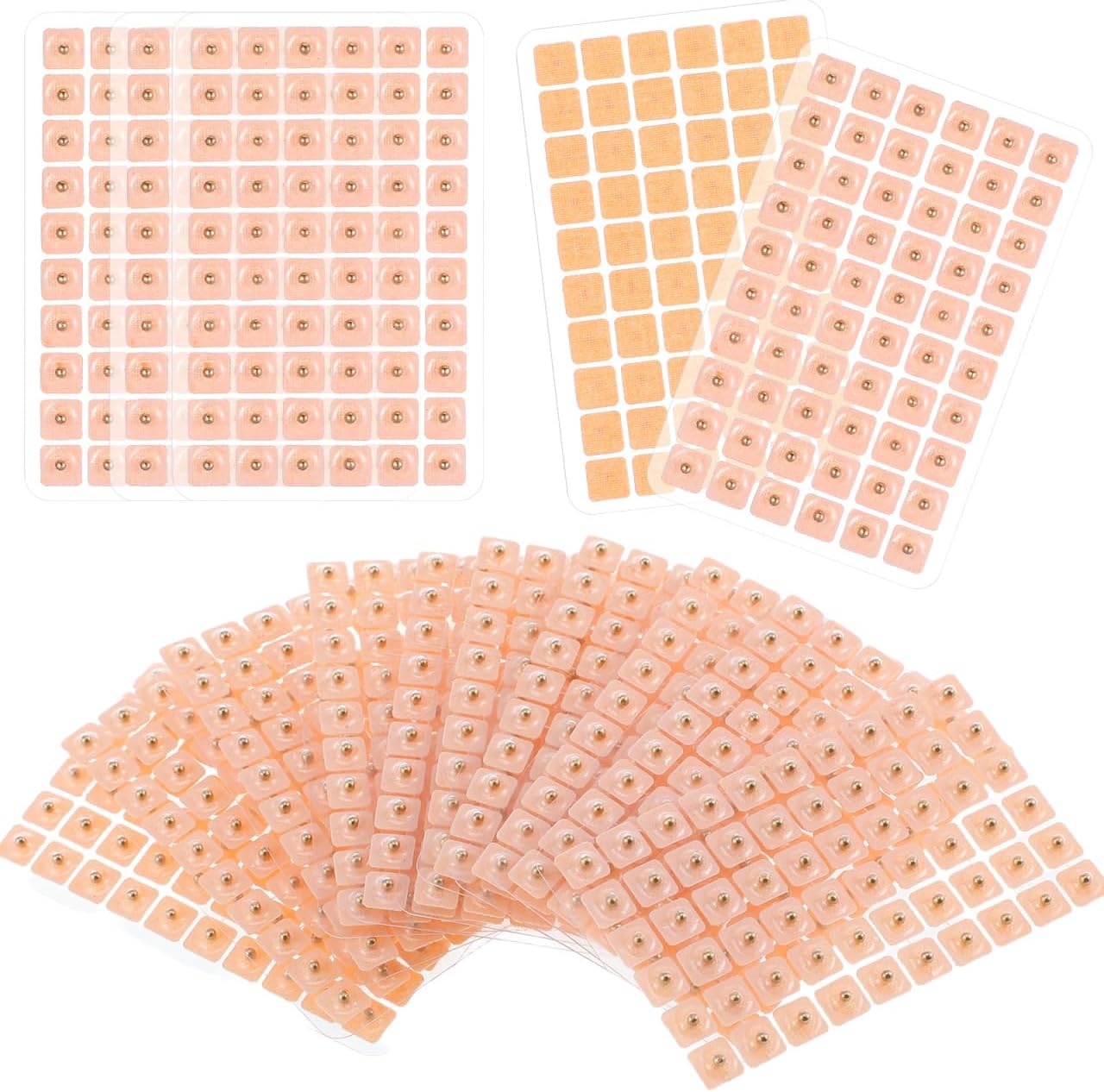 Amazon.com: Healifty 600 Count Ear Seeds Stainless Steel Magnetic Ear ...