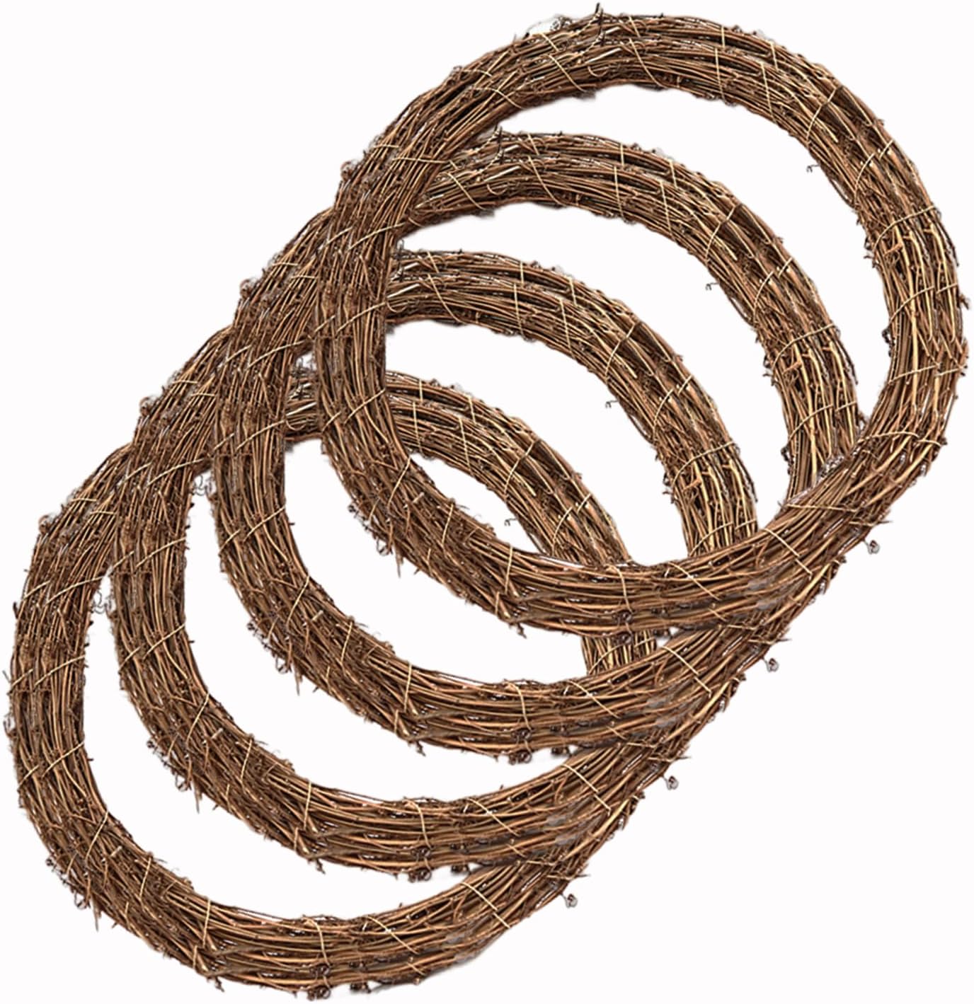 5 Pack Natural Grapevine Wreaths - Spring Grapevine Wreaths Decor Vine ...