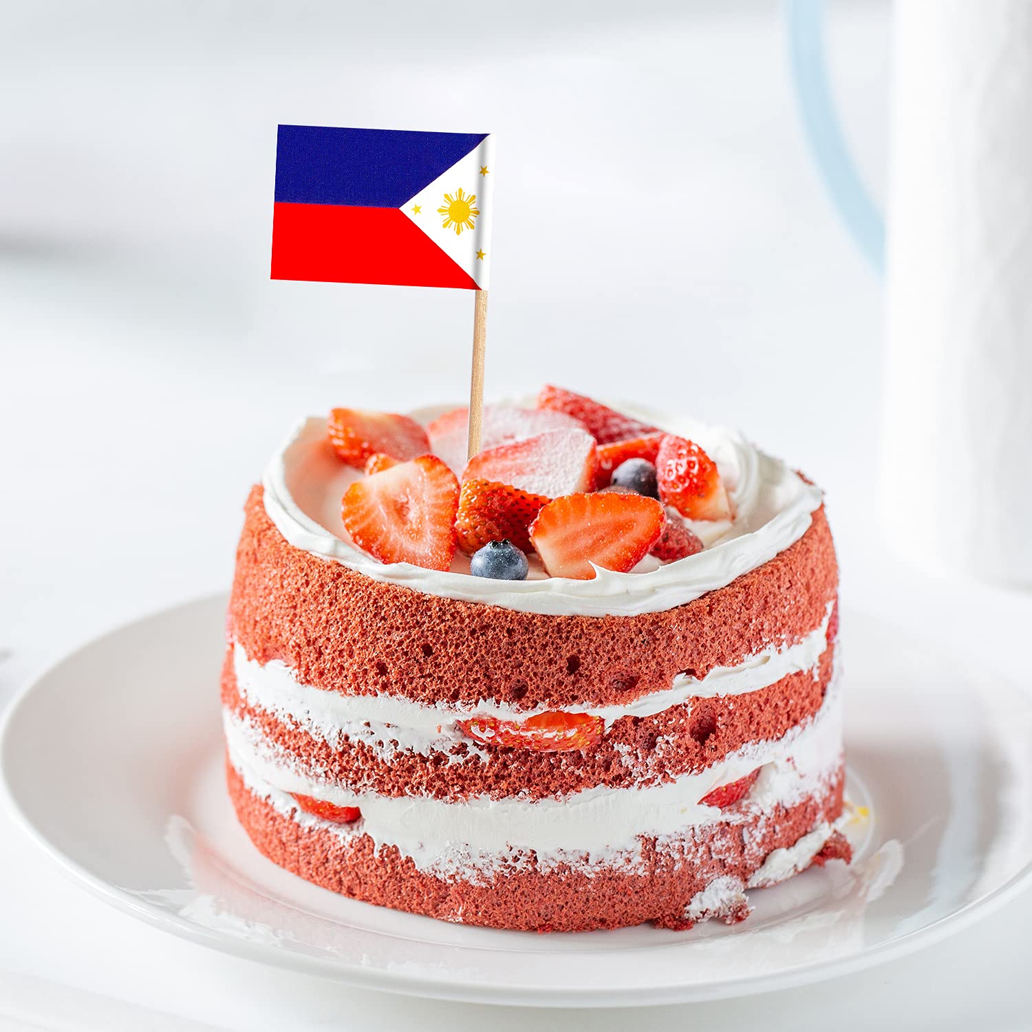 Snapklik.com : ZXvZYT Philippines Flag Filipino Toothpick Flags,Small ...