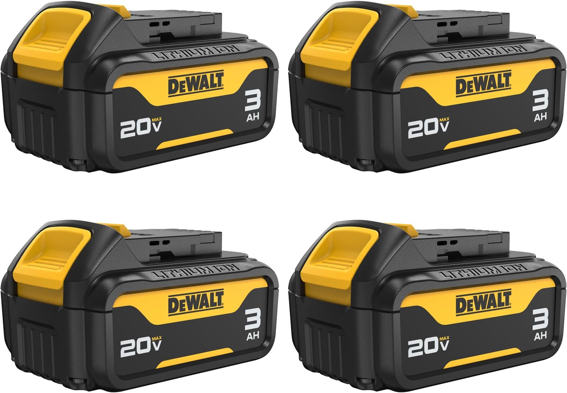 DEWALT 20V MAX Lithium-Ion Battery 2-Pack and Charger, 5.0 Ah, Battery Starter Kit (DCB205-2c ...