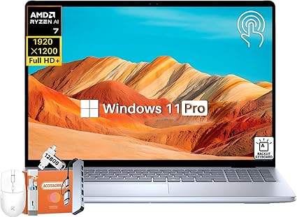 Amazon.com: Dell Inspiron 16 5645 Business Laptop, 16" FHD+ Touchscreen ...