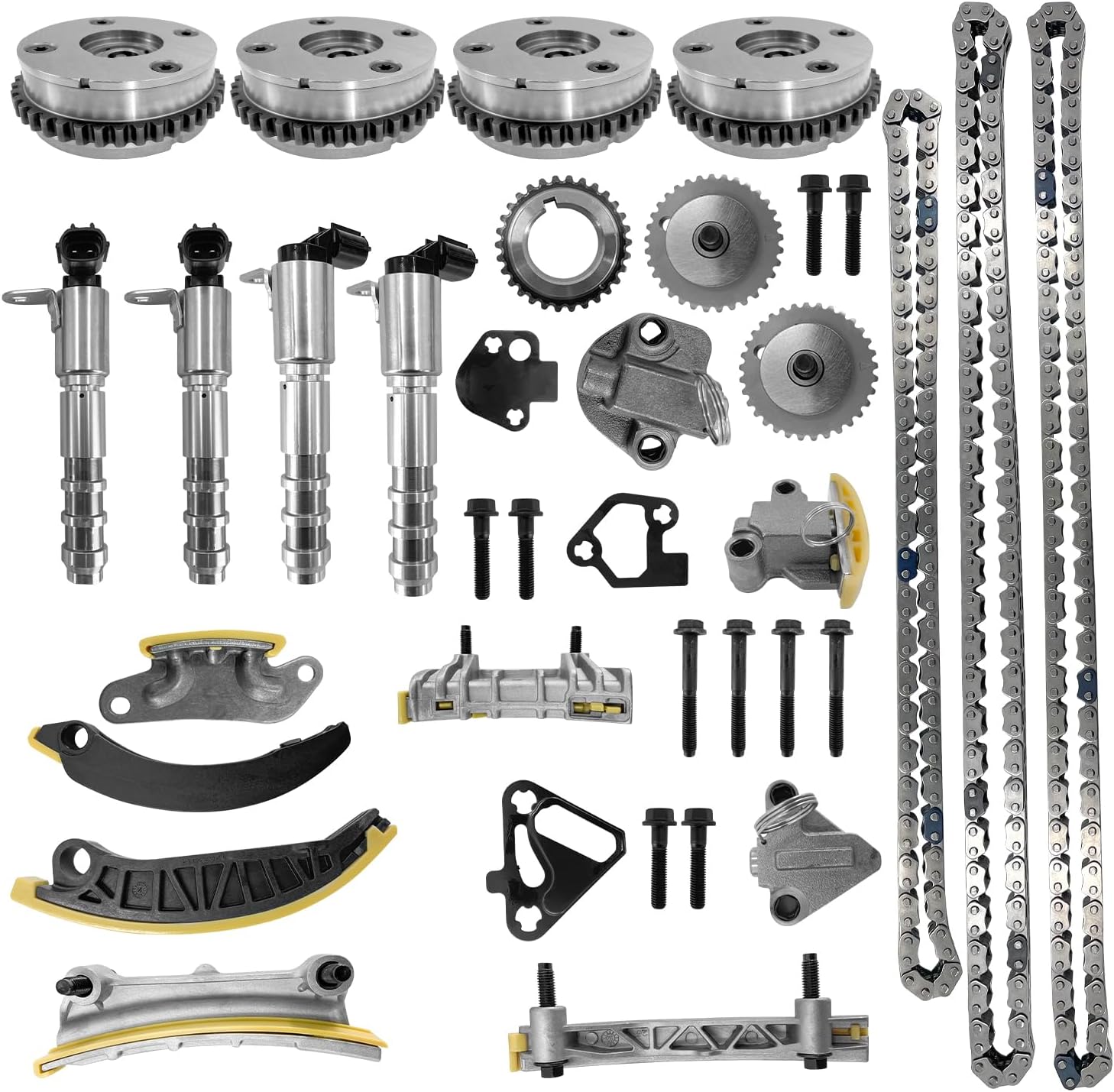 Amazon.com: Blrack 90753S Timing Chain Kit VVT Sprocket W/Solenoid ...