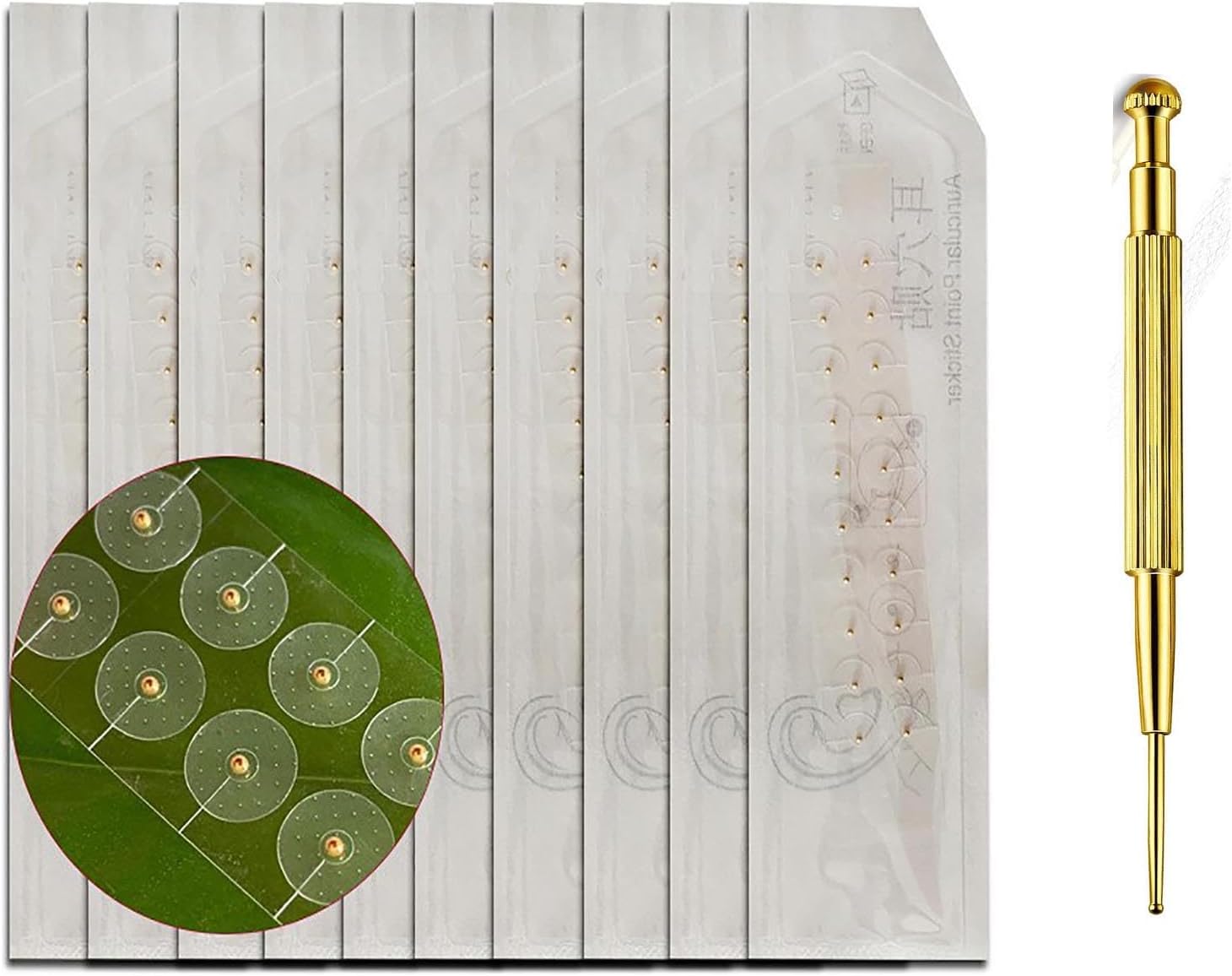 Amazon.com: QPNGLKS Ear Seeds Acupuncture Kit, Ear Press Seeds with ...