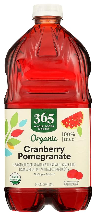 Amazon.com : 365 by Whole Foods Market, Organic 100% Juice Flavored ...