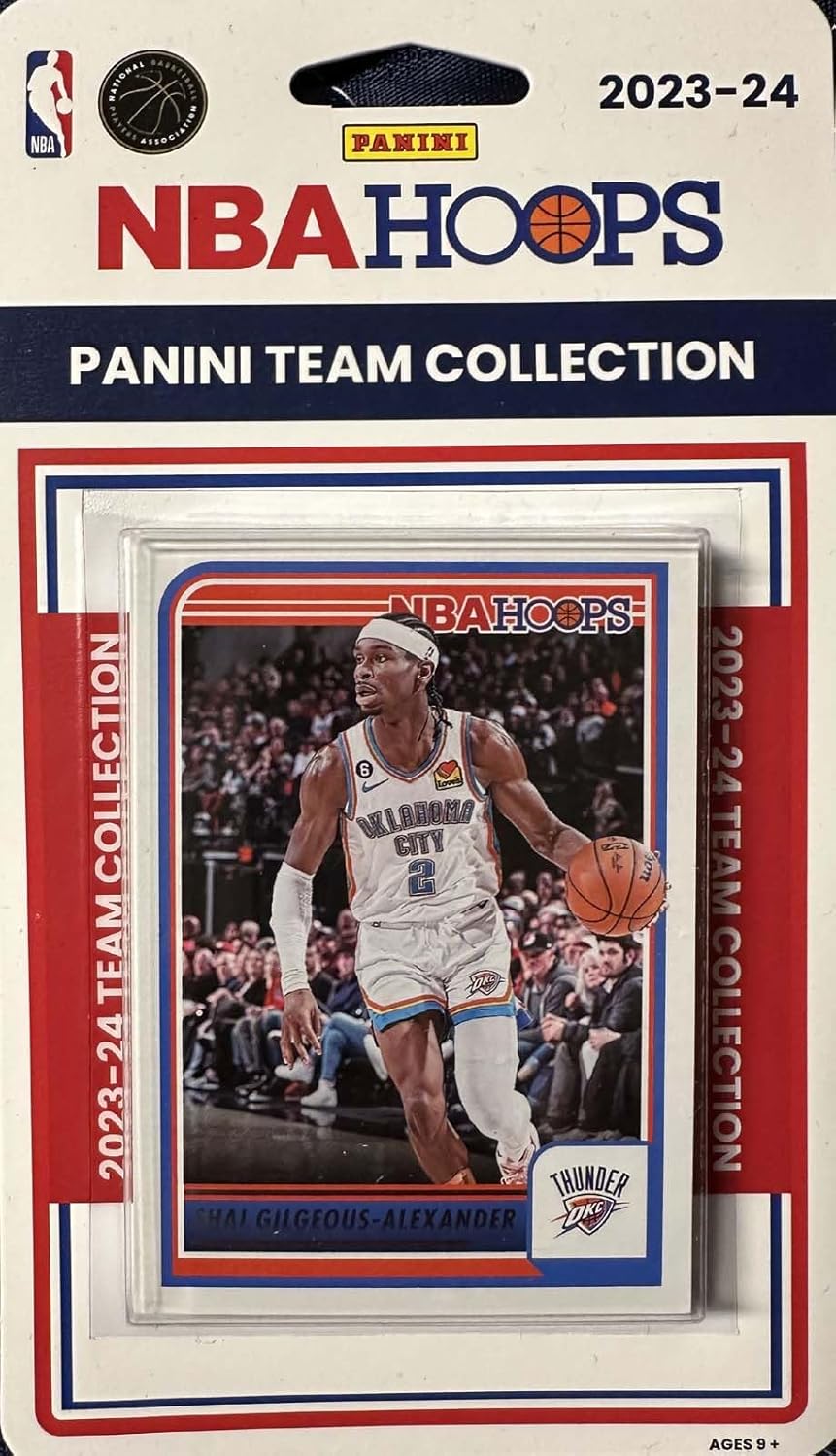 Amazon.com: Oklahoma City Thunder 2023 2024 Hoops Factory Sealed Team ...