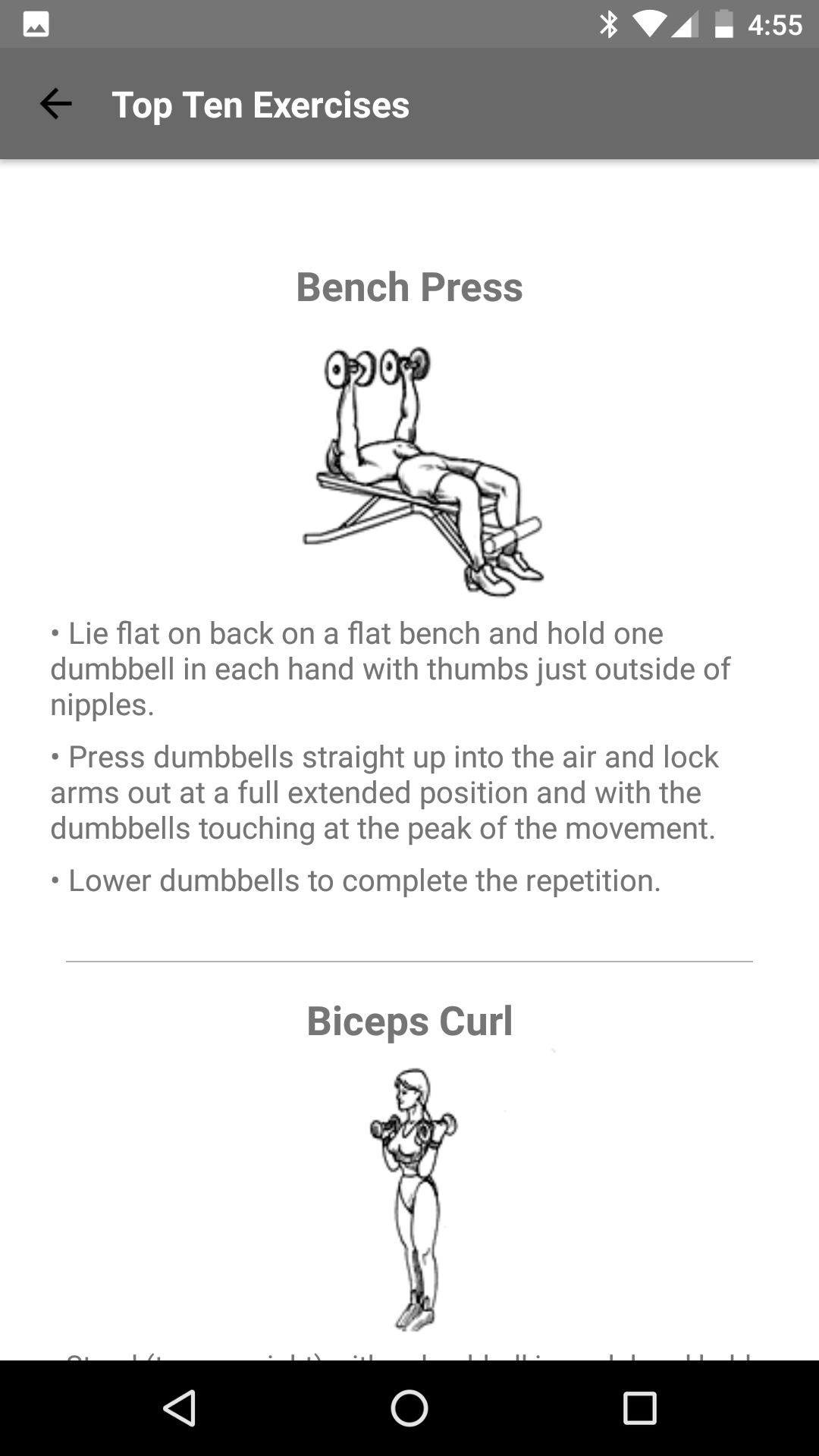 Dumbbell Exercises Pro:Amazon.de:Appstore for Android